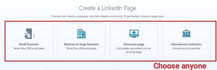 How to create a Linkedin company page for business