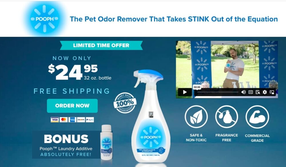 Pooph Review: Pet Odor & Stain Eliminator Spray